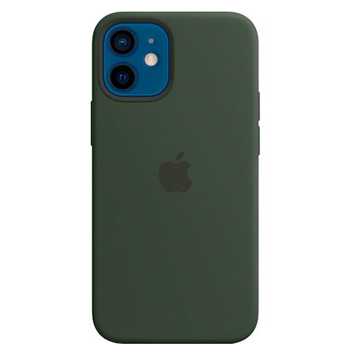 Apple MagSafe Silikon Back Cover Apple iPhone 12 Mini Grün - Gomibo.de