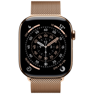 Apple Watch Series 11 46mm 5G Goud Titanium (Gouden Milanese Band M/L ...