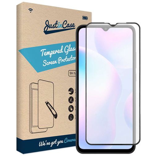 Just in Case Full Cover Tempered Glass Screen Protector Black Xiaomi ...