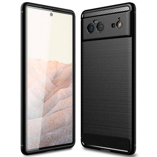Just in Case Rugged TPU Back Cover Zwart Google Pixel 6 - Belsimpel