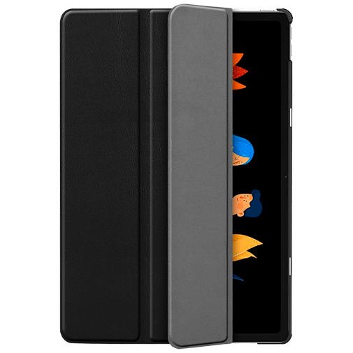 Just in Case Smart Tri-Fold Book Case Zwart Lenovo Idea Tab Plus ...