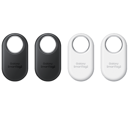 Samsung Galaxy SmartTag 2 Zwart + Wit 4-Pack - Belsimpel