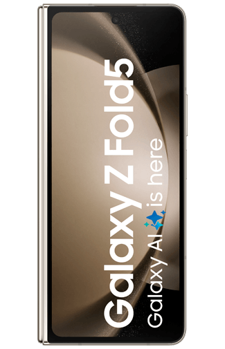 Samsung Galaxy Z Fold 5 512GB F946B Beige - kopen - Belsimpel