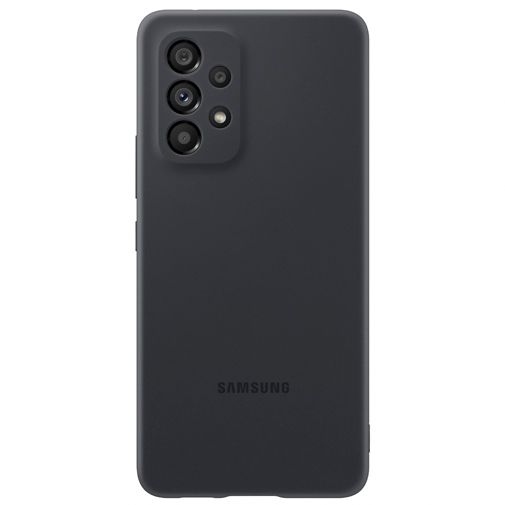 Samsung Silikonen Back Cover Schwarz Samsung Galaxy A53 5G - Gomibo.de